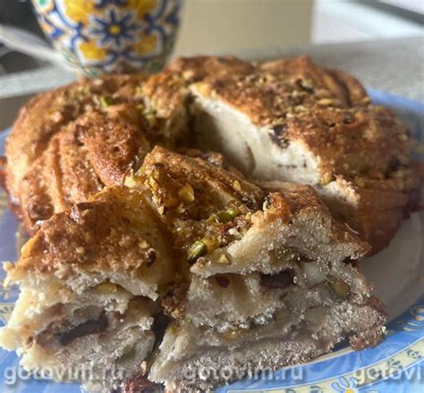 Плетенка с фисташками Рецепт с фото