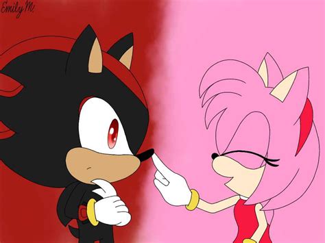 Vrchat Picture Redraw Amy Booping Shadow By Emilythesonictuber On