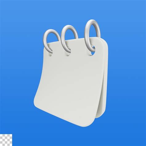 투명한 배경의 메모장 이미지 프리미엄 Psd 파일