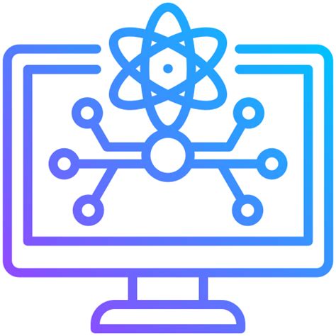 Computer Science Generic Gradient Outline Icon