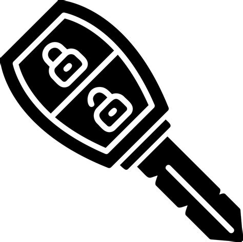 Car Key Vector Icon 20621609 Vector Art At Vecteezy