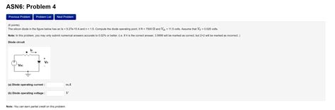 Solved Asn6 Problem 4 Previous Problem Problem List Next
