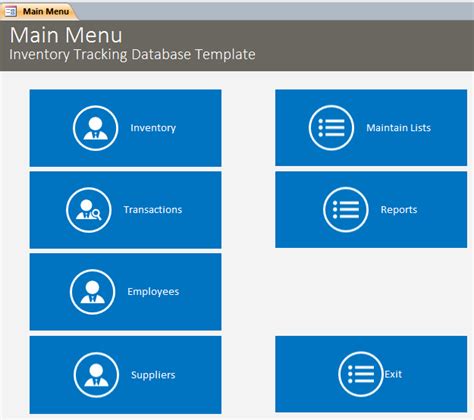 Ms Access Inventory Template Beautiful Inventory Database Template