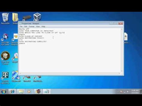 How To Make A Prank Virus In Notepad YouTube