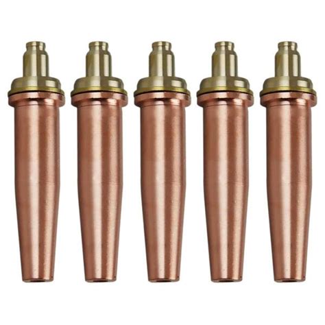 Kit 5 Bico De Corte Para Maçarico 1503 N° 4 N°6 N°8 N°10