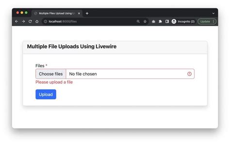 Handling Multiple File Uploads In Laravel With Livewire Programming