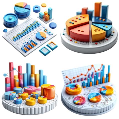 Premium Psd Illustration Of A Colored Graph