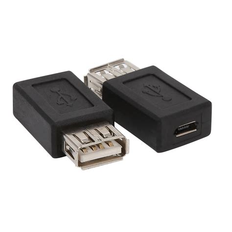Pcs Set Usb Type A Female To Micro Usb Type B Pin Female Converter Adapter Shopee Malaysia