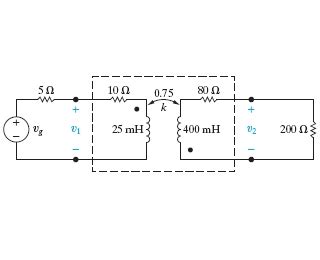 Solved The Linear Transformer In The Circuit Shown In Chegg