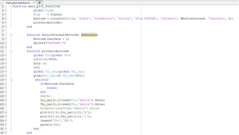 Matlab Break Loop With Button Click Appdesigner Gui Working In Debug Mode But Not In Normal