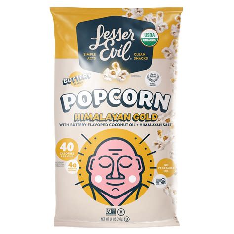 Lesser Evil Himalayan Gold Popcorn 14 Oz Costco