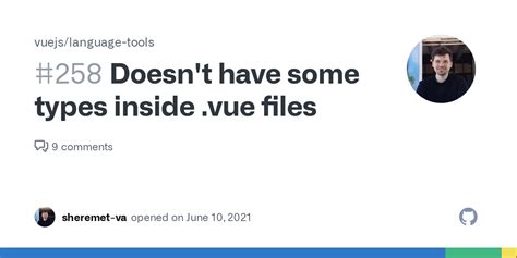 Doesn T Have Some Types Inside Vue Files Issue Vuejs Language Tools Github