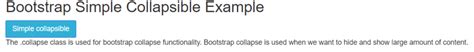 Bootstrap Collapse W Schools
