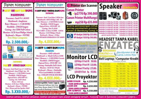 Komputer Dan Aksesoris Murah Bandung Computer