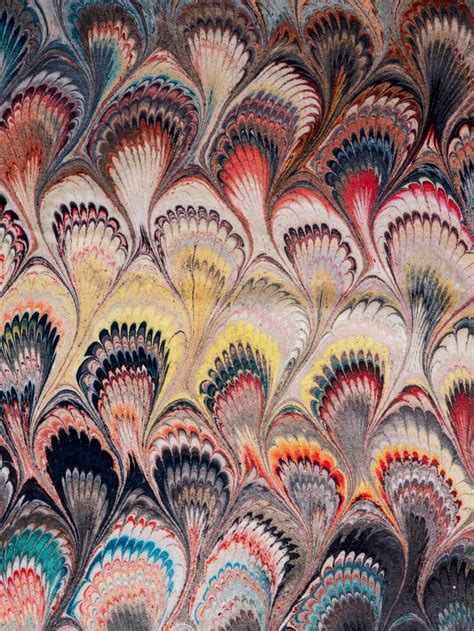 Marbleized Velvet Marbleized Marble Wallpaper Beata Heuman