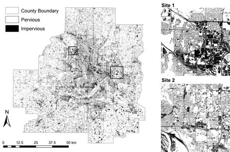 One Meter Resolution Impervious Surface Classification Map Of Tcma