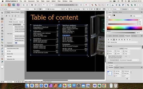 Toc And Styles Logic Desktop Questions Macos And Windows Affinity Forum