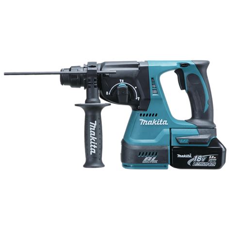 Makita Dhr242 18v Lxt Cordless Brushless Sds Plus Hammer Drill 2 X