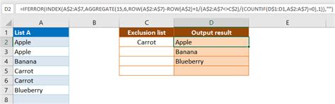 Excel How To Extract Distinct Values Not In Second Column Stack Overflow
