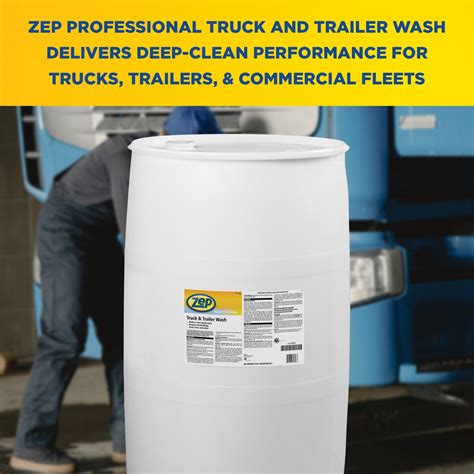 Zep Professional Truck And Trailer Wash Remove Tough Road Grime 55 G