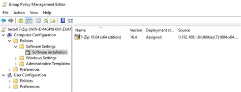 Installing Software Via Group Policy