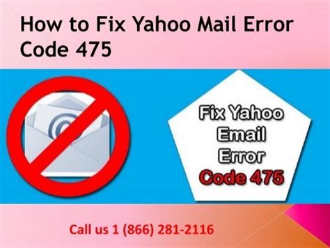 Steps To Fix Yahoo Mail Error Code Call Number