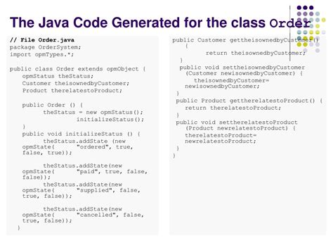 ppt object process methodology opm vs uml a code generation