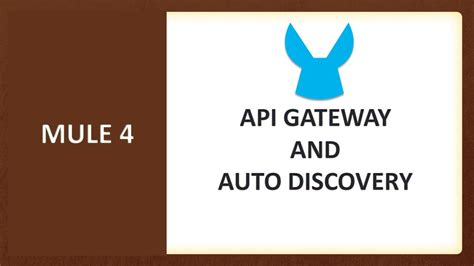 Mule 4 Api Gateway And Auto Discovery Youtube