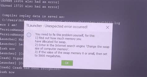 It Keeps Giving Me This Error What Do I Do R Tlauncher