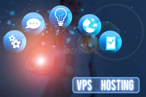 conceptual hand writing showing vps hosting business photo showcasing