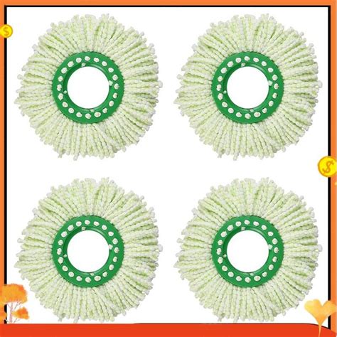 4 Pack Spin Mop Replacement Head For Libman Tornado Spin Mop System