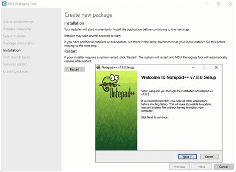 Repackage Existing Installers Msi Exe Using The Msix Packaging Tool