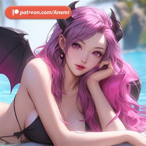 Rule 34 Ai Generated Anemi Beach Breasts Demon Succubus Succubus