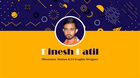 Professional Video Resume Of Dinesh Patil Behance