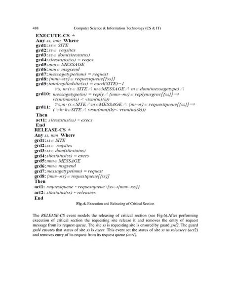Modeling Of Distributed Mutual Exclusion System Using Event B Pdf Free Download