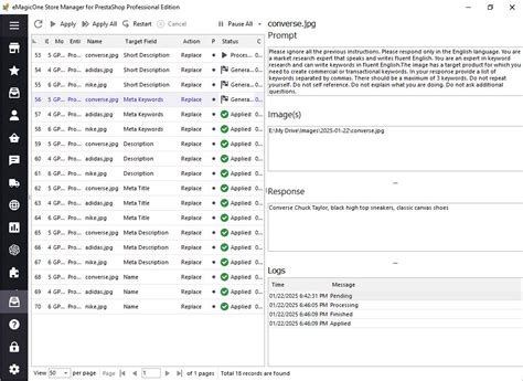 How To Create A Prestashop Product Using Only An Image With Chatgpt Vision Store Manager For