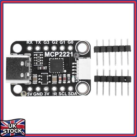 Mcp2221a Mcp2221a Breakout Adc I2c Usb To Gpio Converter For Stemma Qt