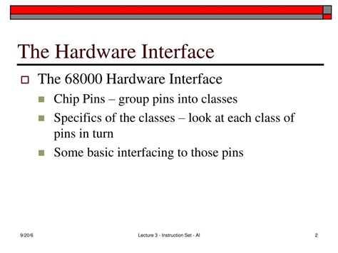 Ppt The Hardware Interface Powerpoint Presentation Free Download Id 1216538