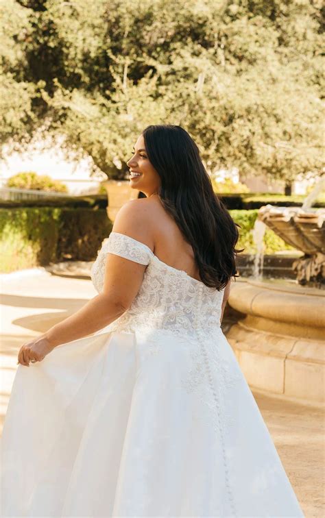 Sparkly Ballgown Plus Size Wedding Dress True Society Bridal