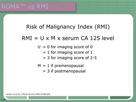 Risk Of Malignancy Index Evaluation Of Risk Of Malignancy Index In The Preoperative Int
