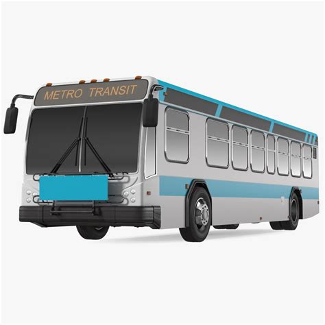 Metro Transit Bus Exterior Only 3d Model 79 3ds Blend C4d Fbx Max Ma Lxo Obj Free3d
