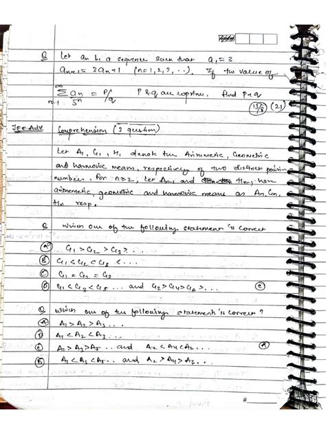 Sequence Series Questions Pdf
