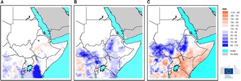 Spirits Difference Anomaly Maps Derived From Tamsat Rainfall Estimates