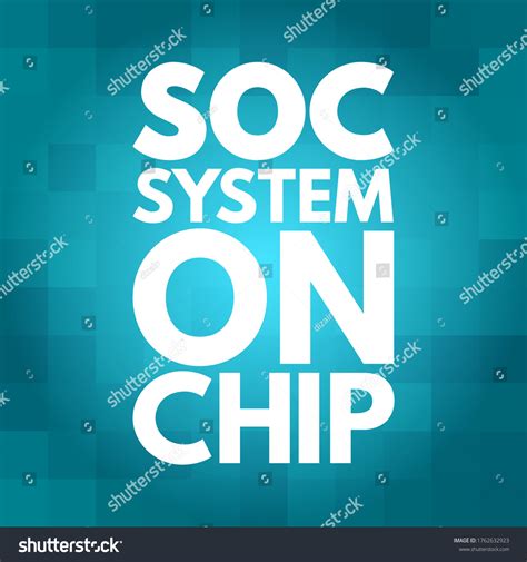 Soc System On Chip Integrated Circuit Stock Vector Royalty Free 1762632923 Shutterstock