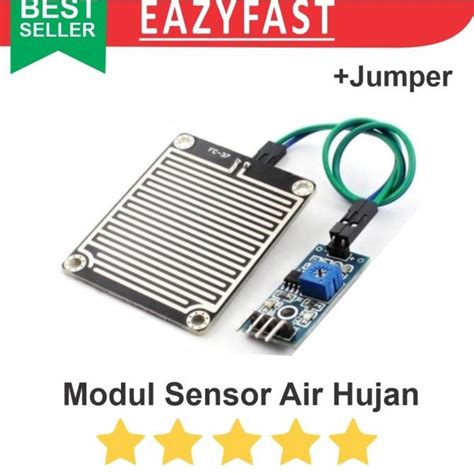 jual sensor deteksi air tetesan hujan rain arduino efst90 diminati