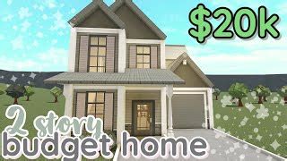 MEGA Modern 20k Bloxburg APARTMENT | House Build: 2 Story *WITH VOICE ...