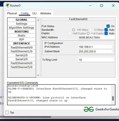Setting Ip Address Using Gui Geeksforgeeks