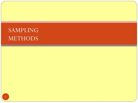 Ppt Sampling Methods Powerpoint Presentation Free Download Id13523627