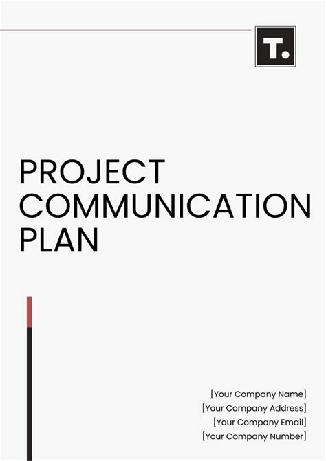 Free Project Communication Plan Template To Edit Online