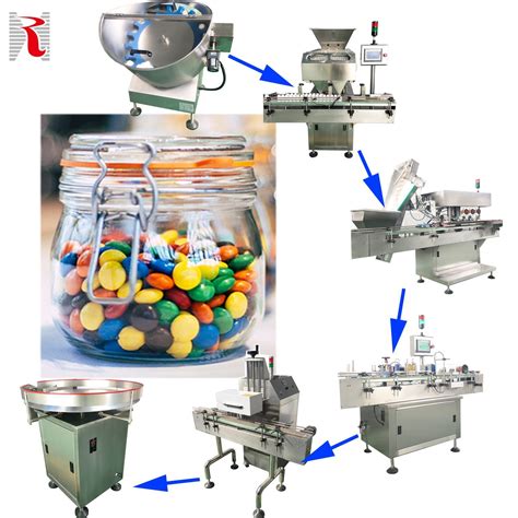 Fully Automatic Tablet Capsule Packing Counting Machine Counter Bottling Counting Line Tablet